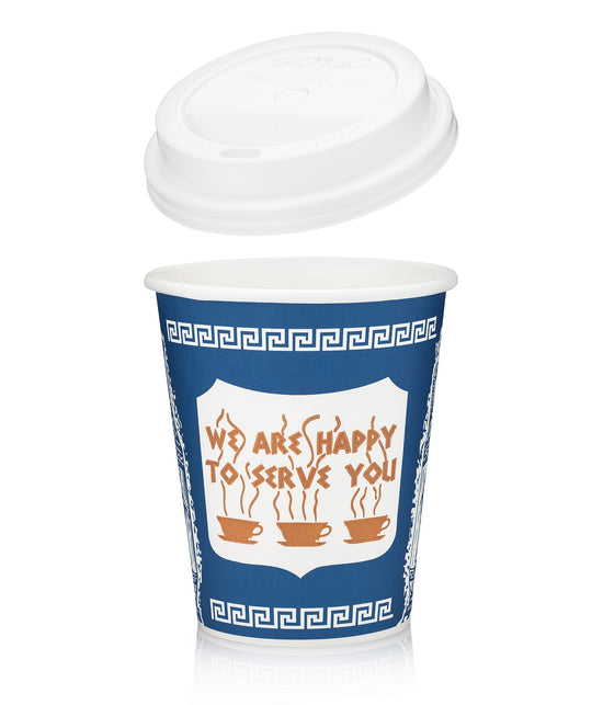NY Coffee Cup (100 paper cups with lids) – HISTORY COMPANY