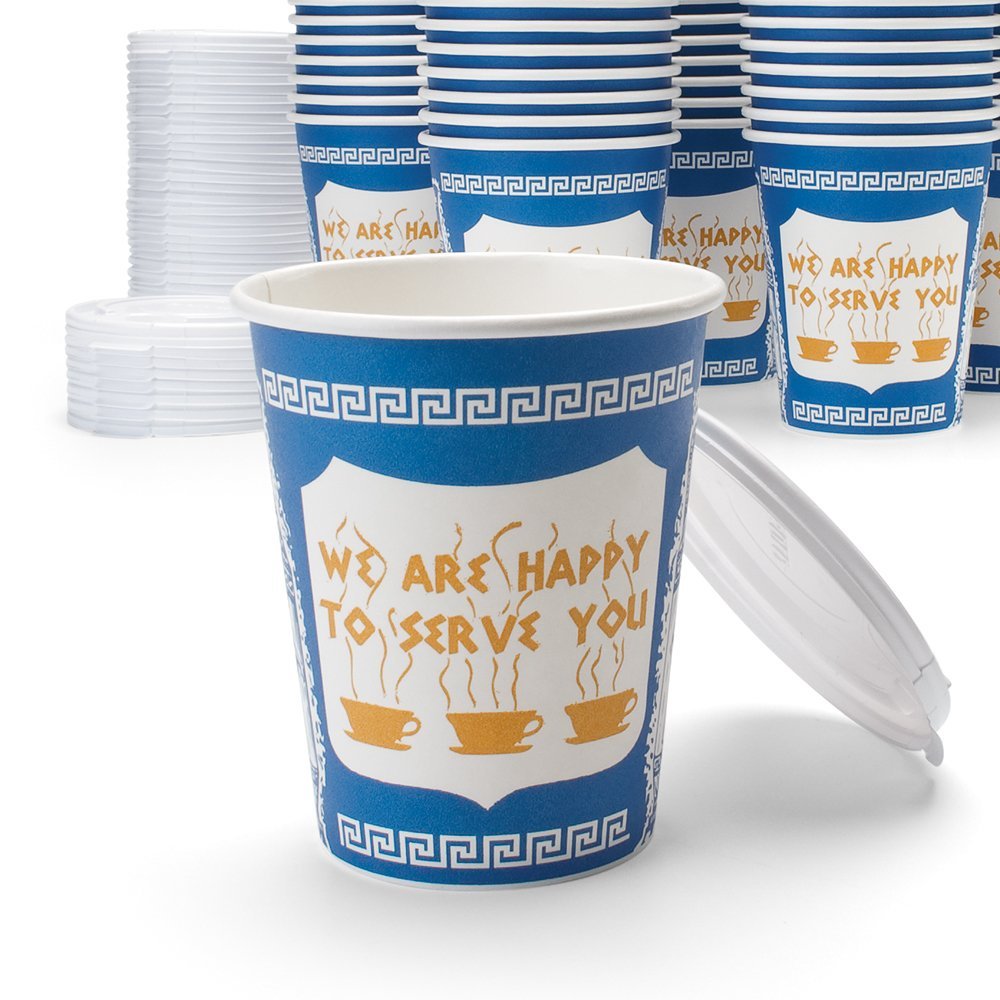 NY Coffee Cup (50 paper cups with lids) – HISTORY COMPANY