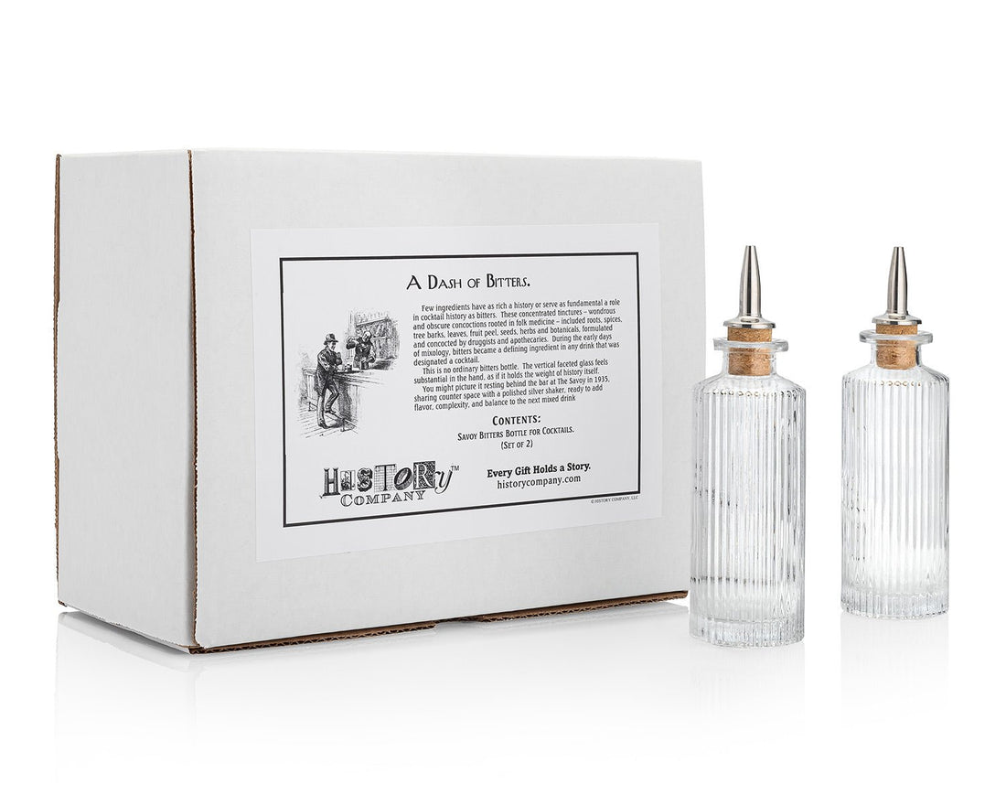 Savoy Bitters Bottle for Cocktails with Dasher Top (2pc Set) – HISTORY ...