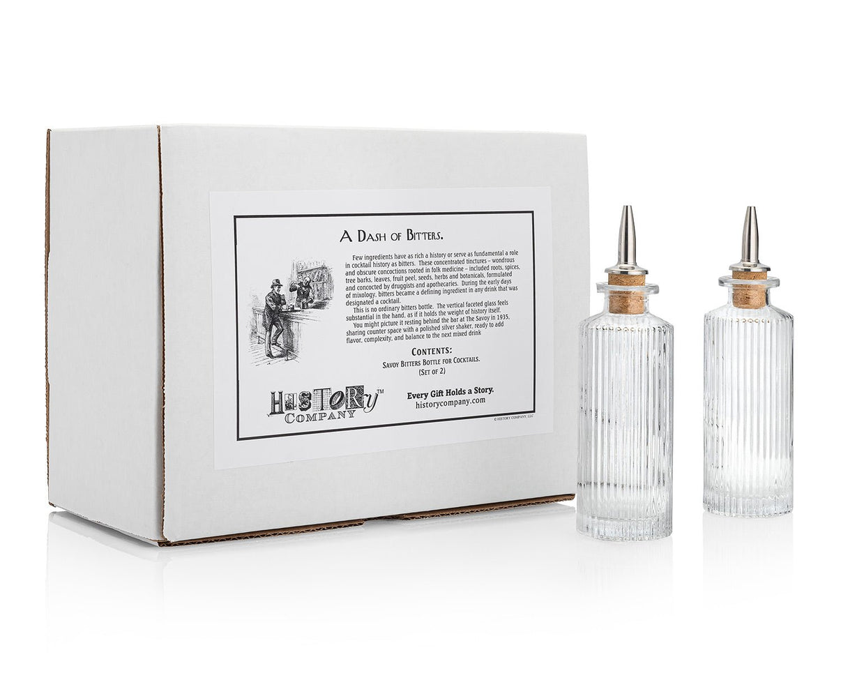 Savoy Bitters Bottle for Cocktails with Dasher Top (2pc Set) – HISTORY ...